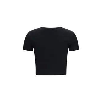 Fendi Womens Black Cotton T-Shirt