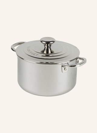 LE CREUSET Fleischtopf 3-Ply Plus silber