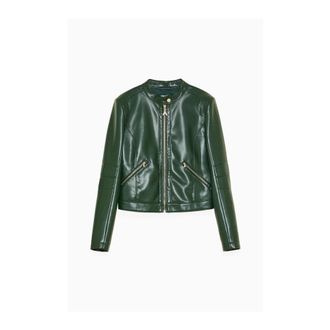 Patrizia Pepe Bikerjacke Art. 8O0120E005 - - Jackets - Damen - Gr&uuml;n - S