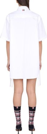 Thom Browne Mini Cotton Dress - White