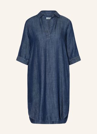 0039 Italy 0039 Italy Kleid In Jeansoptik Mit 3/4-Arm blau