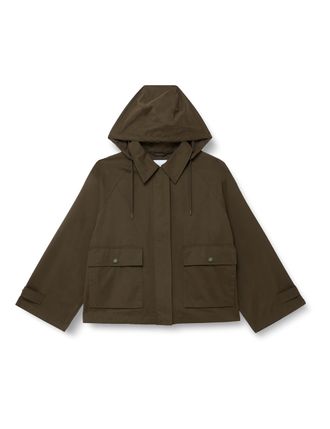 Marc O'Polo Denim Womens 342116370303 Short Cotton Jacket with Detachable