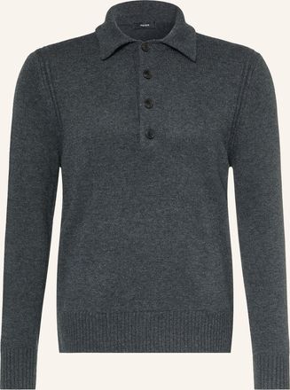 Reiss Reiss Strick-Poloshirt County grau