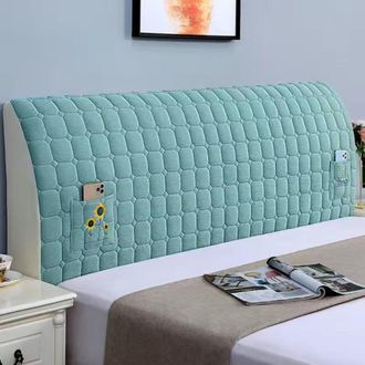 Generic Bettkopfteilbezug aus gestricktem Stretchmaterial, staubdicht, Bezug f&uuml;r gepolsterte Kopfteile, maschinenwaschbar und leicht f&uuml;r eine schnelle Stilver