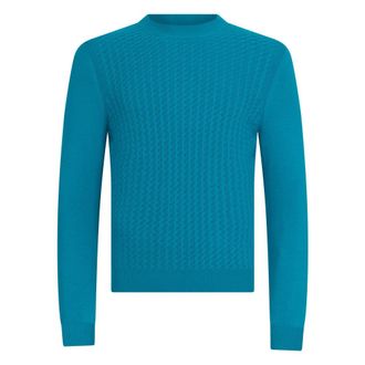 Malo Strickware - - Knitwear - Herren - Blau - 4XL