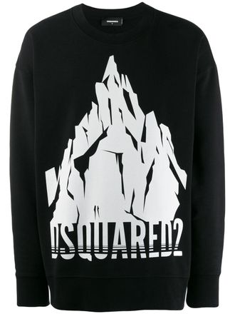 Dsquared2 sweat &agrave; logo - Noir