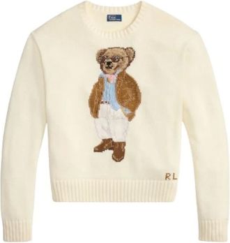 Polo Ralph Lauren Femme, Pulls, Beige, Taille: 36 FR Pulls &agrave; col rond