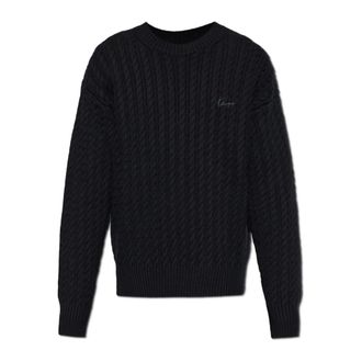 Kenzo Signature Strickpullover mit Stickerei - - Knitwear - Herren - Schwarzk - S