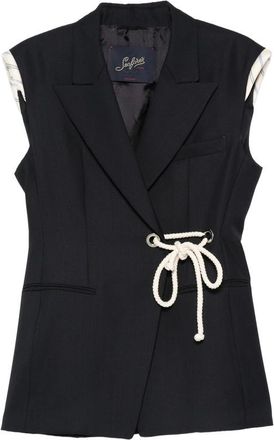 Seafarer Vivi Rope-tie Waistcoat