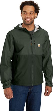 Carhartt Work in Progress Herren Storm Defender Relaxed Fit Lightweight Packable Jacket Forestry Green/Dark Forestry Green, Forstgr&uuml;n/Dunkelforstgr&uuml;n, XXL