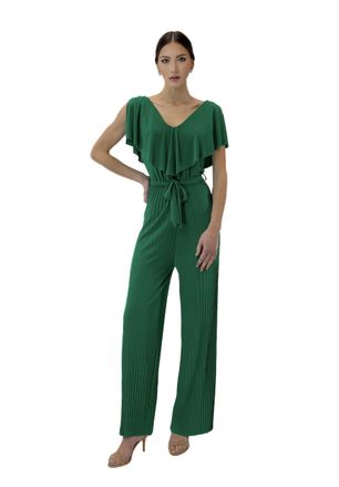 Elara Damen Jumpsuit V-Schnitt 1205 Green