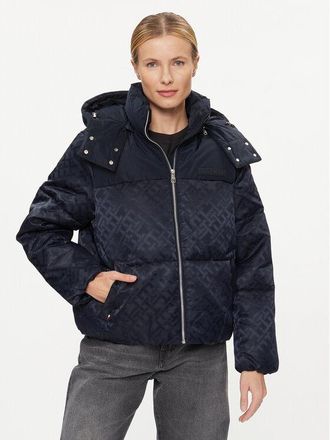 Tommy Hilfiger Winterjacke New York WW0WW40235 Dunkelblau Regular Fit