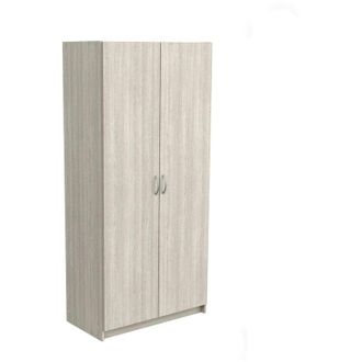 Dmora 2-türiger MehrzweckschrankMeuse, Multifunktionale Möbel, Schuhschrank, Besenschrank, 80x41 h170 cm, Eiche - Dmora