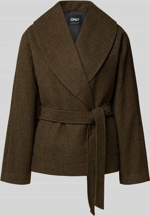 Only Regular Fit Kurzmantel mit Bindeg&uuml;rtel Modell AUGUSTA