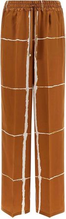 Kiton Pantalons D&eacute;contract&eacute;s - Marron
