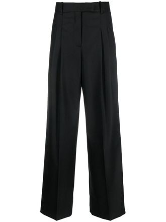 By Malene Birger pantalon Cymbaria &agrave; coupe ample - Noir