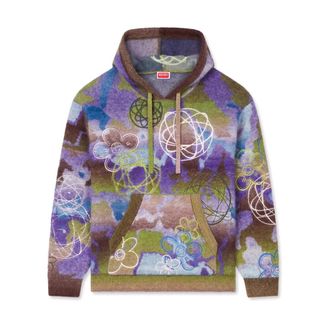 Kenzo Futura 2000 Strick-Hoodie - - Sweatshirts & Hoodies - Herren - Mehrfarbig - M