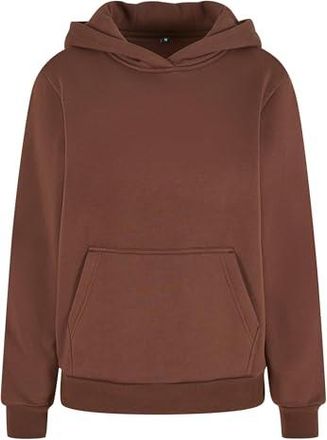 Build Your Brand Sweat-Shirt à Capuche pour Femme, Marron, S