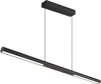 Globo Lighting Globo Lighting - Suspension lampe de salon noire r&eacute;glable en hauteur led h 150 cm