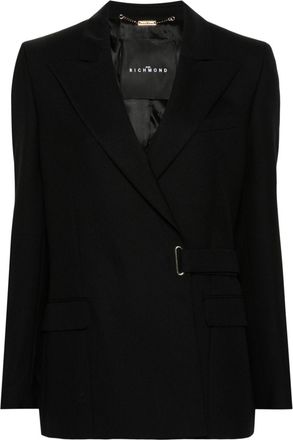 John Richmond Blazer mit Schnalle - Schwarz