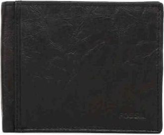 Fossil Homme Ingram portefeuille, Noir (Black), 1.9x9.5x11.4 cm (B x H T) EU