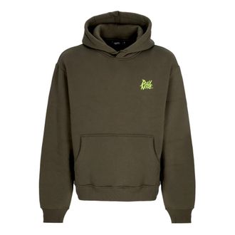 Dolly Noire Waldnacht Hoodie mit Siebdruck - - Sweatshirts & Hoodies - Herren - Gr&uuml;n - L