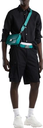 Benetton Herren 5bku5qjg8 Hemd, Schwarz 700, X-Small