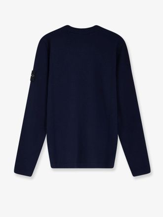 Stone Island Mens Organic Cotton Sweater Blue