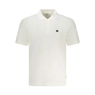 Wrangler Homme, Tops, Blanc, Taille: XL Polo Blanc au Style Classique
