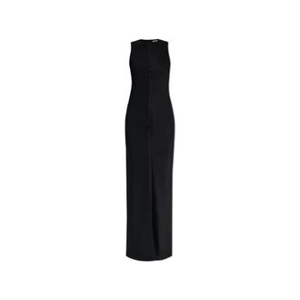 Ami &Auml;rmelloses Kleid - - Dresses - Damen - Schwarzk - XS