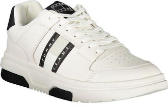 Tommy Hilfiger Colorblock Leather Sneaker - White