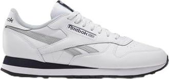 Reebok Classic Leather, Basket, WHITE/PUGRY3/VECNAV