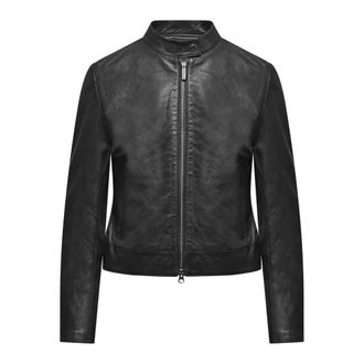 Bomboogie Femme, Vestes, Noir, Taille: 46 FR Vinn Leather Jacket