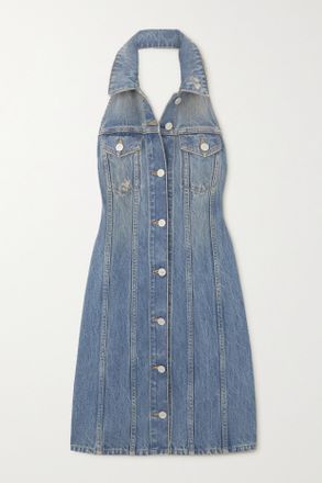 Givenchy Jeanskleid Mit Neckholder - Blau