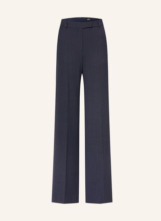 HUGO BOSS Marlenehose Tilda blau