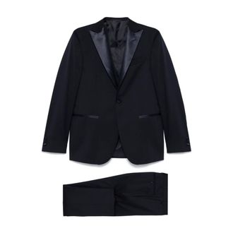 Corneliani Homme, Costumes, Bleu, Taille: XL Costume bleu pour homme