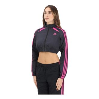 adidas Femme, Vestes, Noir, Taille: 42 FR Teamgeist Adicolor Cropped Track Top