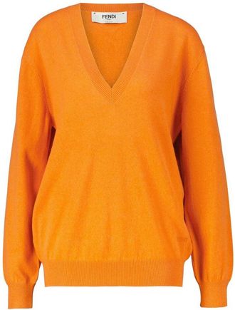 Fendi Damen Pullover aus Kaschmirmix