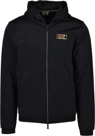 Emporio Armani Emporio Armani Ea7, Homme, Sweatshirts et sweats &agrave; capuche, Noir, Taille: S Sweat &agrave; capuche zipp&eacute;