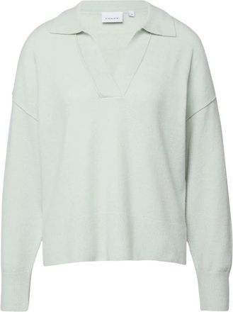 Comma V-Ausschnitt Strickpullover - - Knitwear - Damen - Gr&uuml;n - M