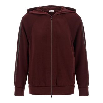 Brunello Cucinelli Damen, Sweatshirts & Hoodies, Rot, LGr&ouml;&szlig;e