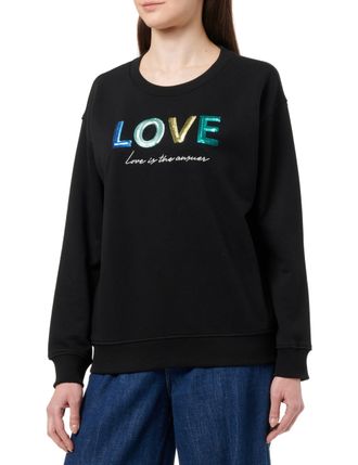 s.Oliver Sweatshirt mit Pailletten