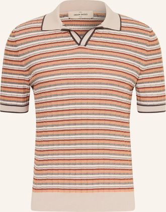 Gran Sasso Gran Sasso Strick-Poloshirt braun