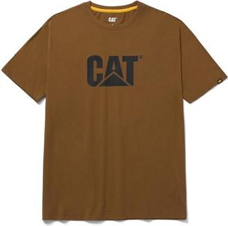 CAT Caterpillar - T-Shirt imprim&eacute; - Homme (XL) (Marron)