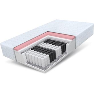 FDM Matratze 160x200 Taschenfederkern Visco Memory 7 Zonen memory 24 cm Bett H2 H3
