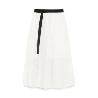 sacai Damen, R&ouml;cke, Wei&szlig;, MGr&ouml;&szlig;e