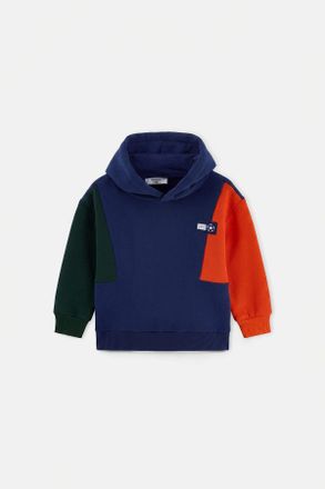 Trendyol KIDS Jungen Dunkelblau Mit Grafikprint Lang, Regular Fit Sweatshirts