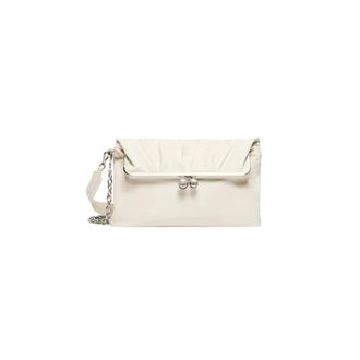 Max Mara Wkaslalom Leder Clutch - - Bags - Damen - Wei&szlig; - ONE SIZE