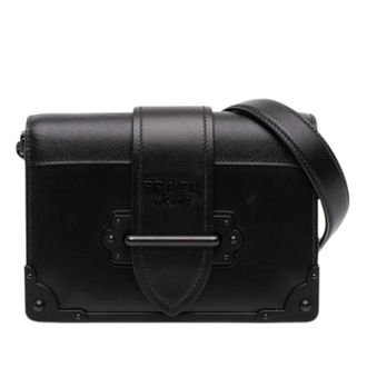 Prada Pre-owned Cahier Cross Body Bag - - Pre-owned - Damen - Schwarzk - ONE SIZE
