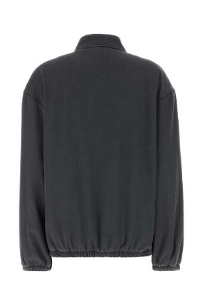 Miu Miu Womens Cotton Bomber Jacket Gray